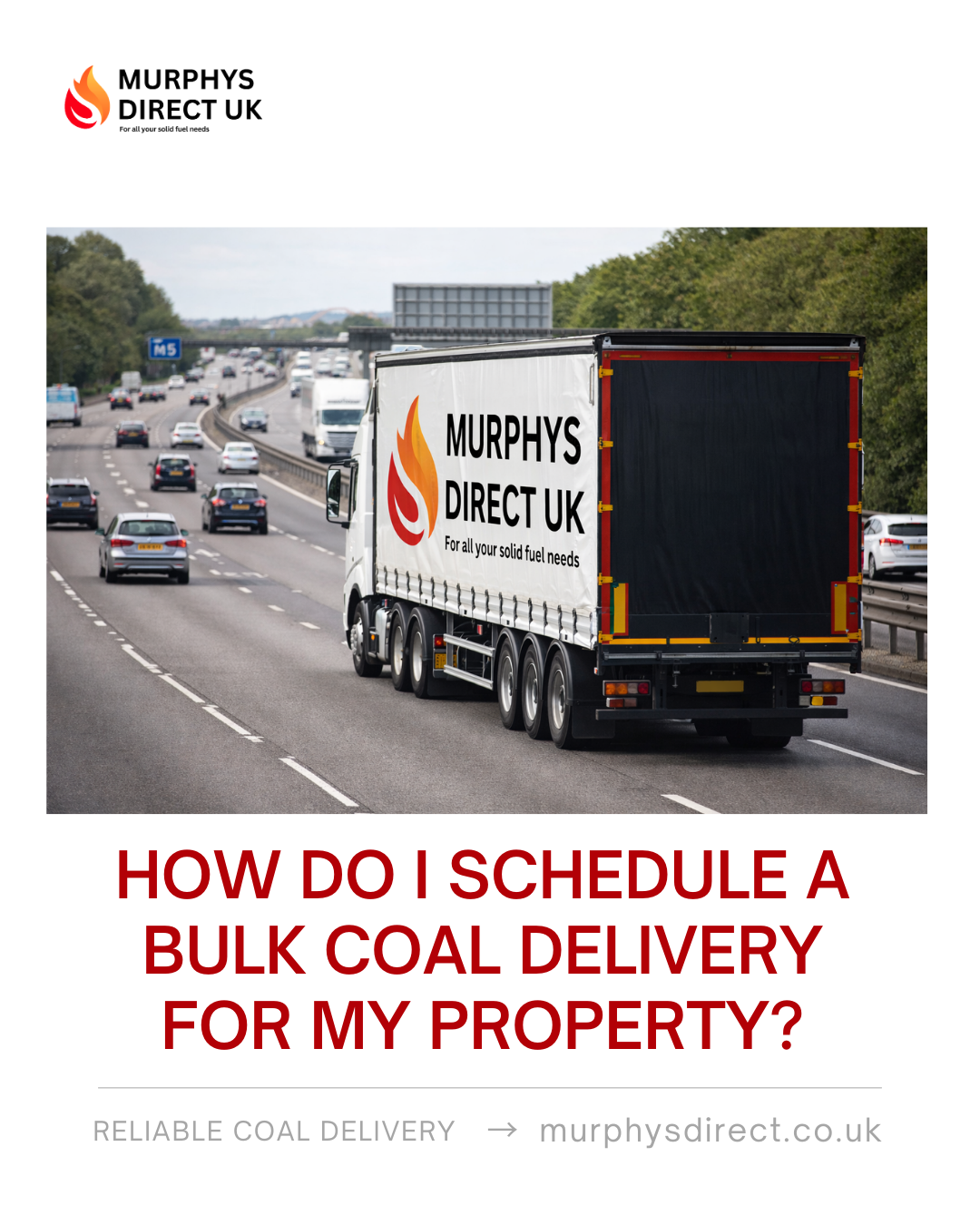 How do I schedule a bulk coal delivery for my property? – Murphys Direct UK